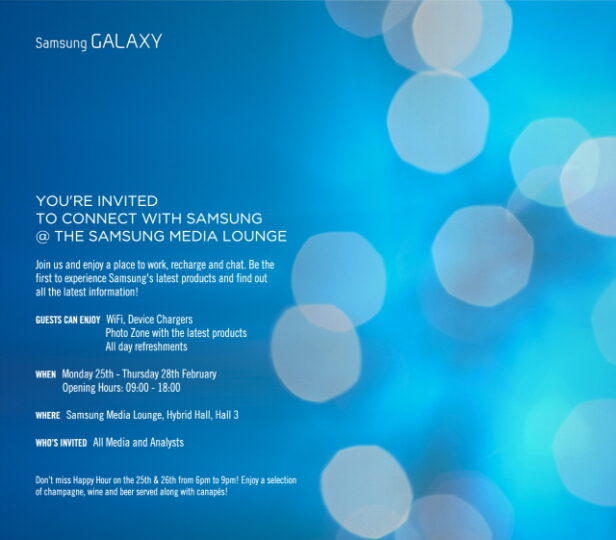 Samsung invites you to visit Samsung at MWC - SamMobile - SamMobile