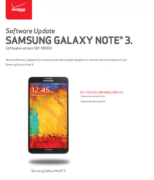 Verizon Galaxy Note 3 gets its first update, improves sound and ...