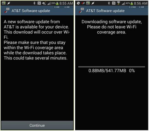 AT&T now pushing Android 4.4 KitKat update to Galaxy Note 3 - SamMobile ...