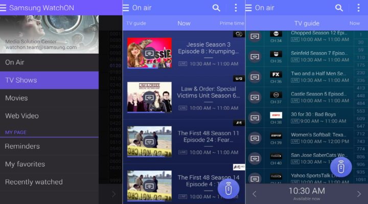 WatchON Plus brings new WatchON interface to the Samsung Galaxy S4 and ...