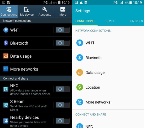 Exclusive: Galaxy S4 Android 5.0 Lollipop vs. Android 4.4.2 comparison ...