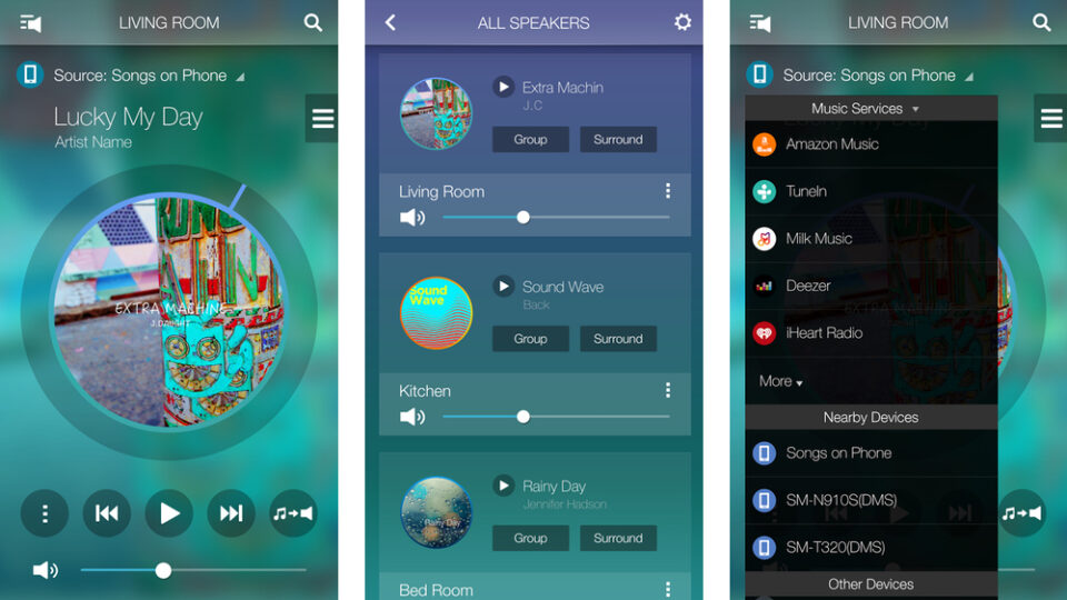 Samsung's 'Wireless Audio - Multiroom' App updated with new design and ...