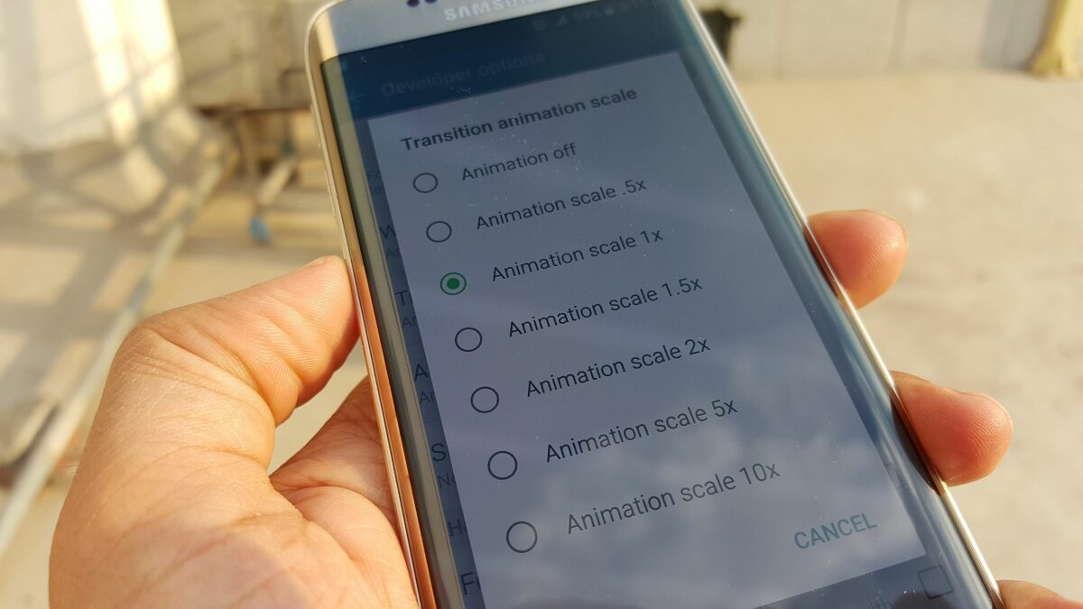 How to reduce animation speed on a Samsung device for a faster ...