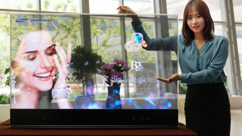 [UPDATED] Samsung launches first Mirror and Transparent OLED panels ...
