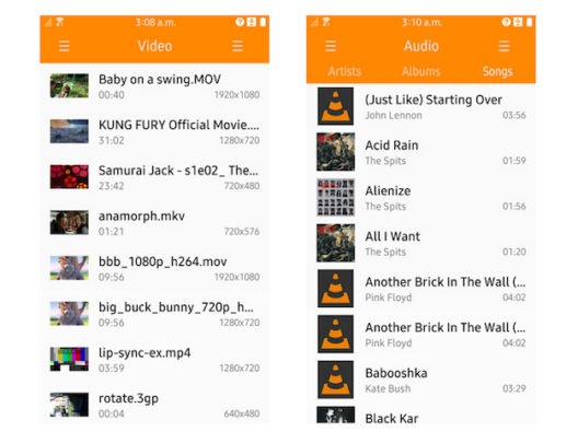 Here's what VLC looks like on a Tizen smartphone - SamMobile - SamMobile