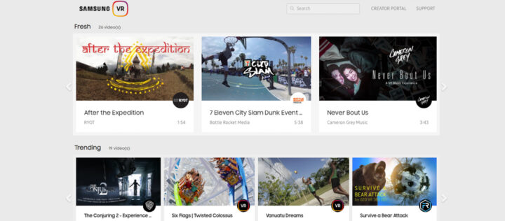 Samsung has launched a dedicated website for 360-degree and VR videos ...