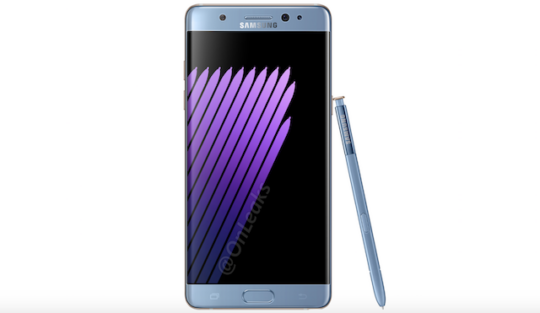 Press renders of the Galaxy Note 7 and the new Gear VR leaked ...