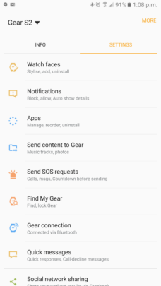 Updated Gear Manager app brings improved UI and Gear S3 compatibility ...