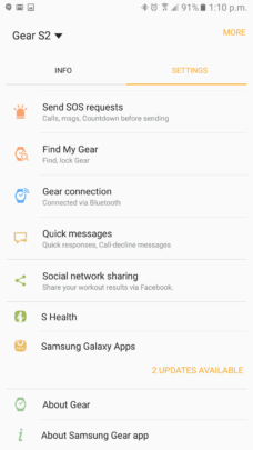 Updated Gear Manager app brings improved UI and Gear S3 compatibility ...