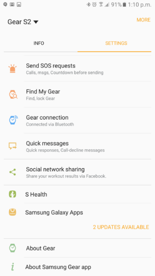 Updated Gear Manager app brings improved UI and Gear S3 compatibility ...