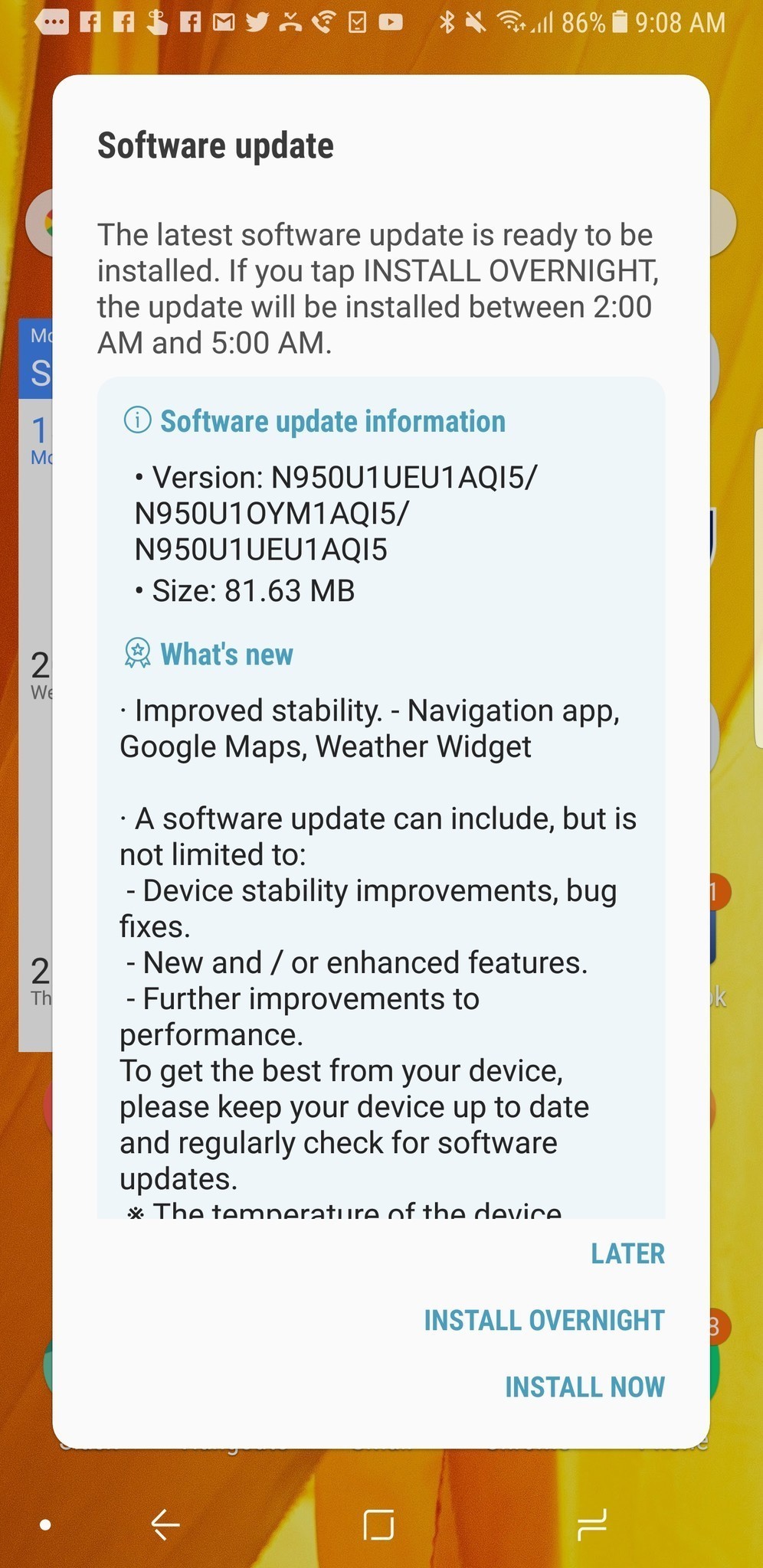 First US unlocked Galaxy Note 8 firmware - SamMobile