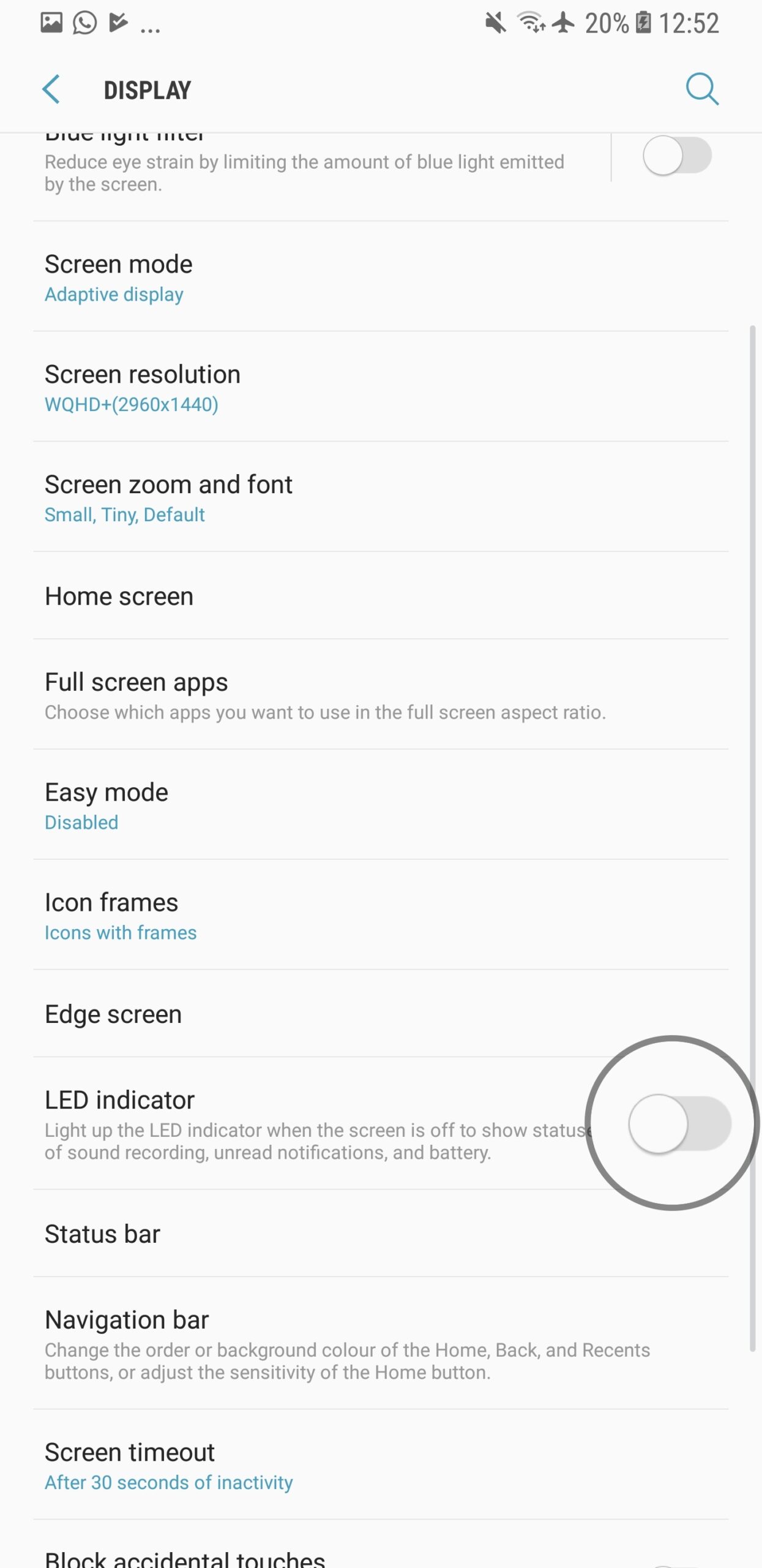 How to disable the notification LED on the Galaxy Note 8 - SamMobile