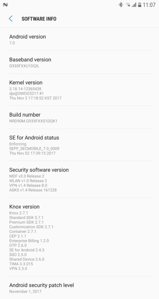 Galaxy S7 November security patch rolling out now - SamMobile
