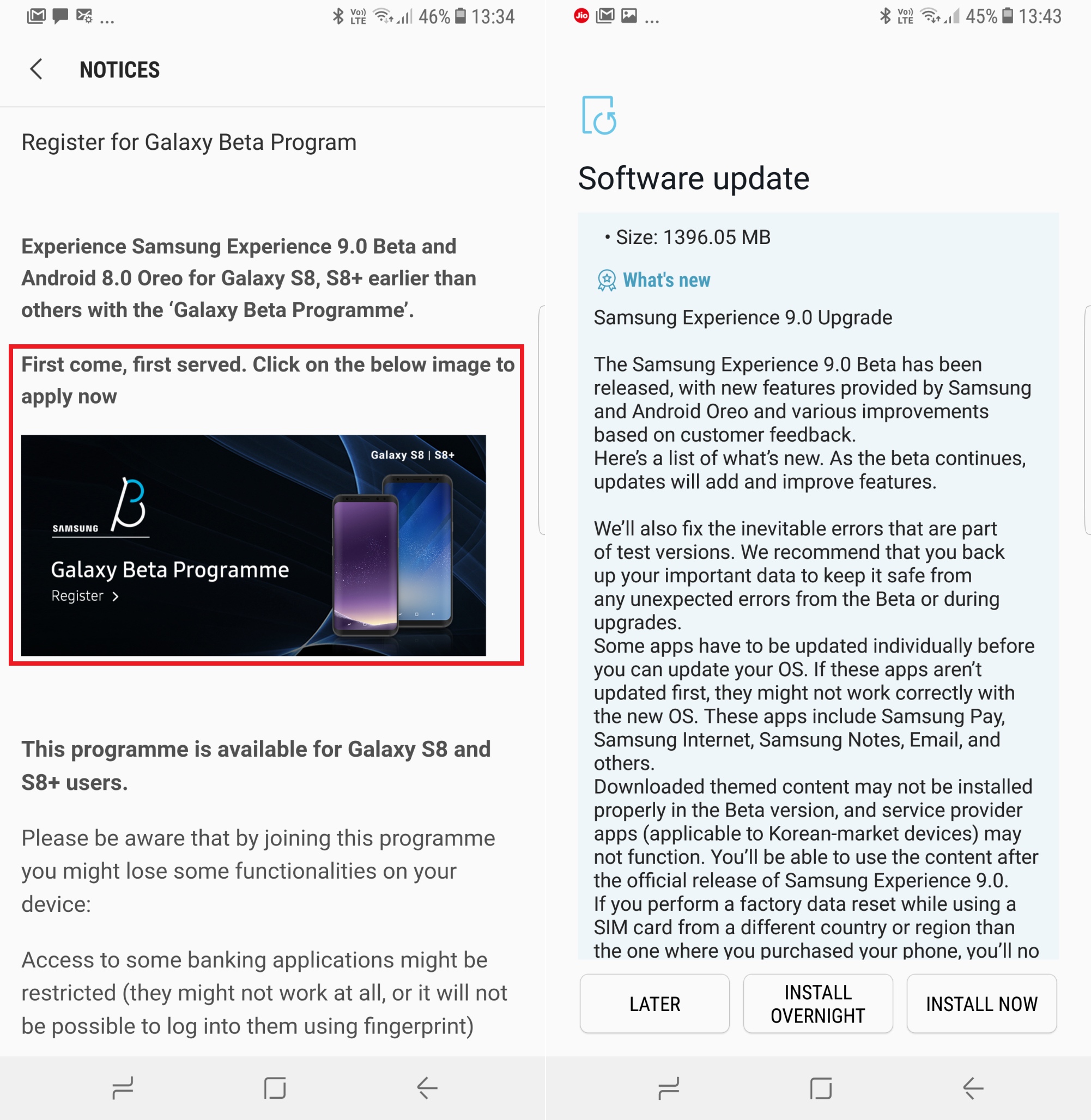 Galaxy S8 Android 8.0 Oreo beta program phase two kicks off in India ...