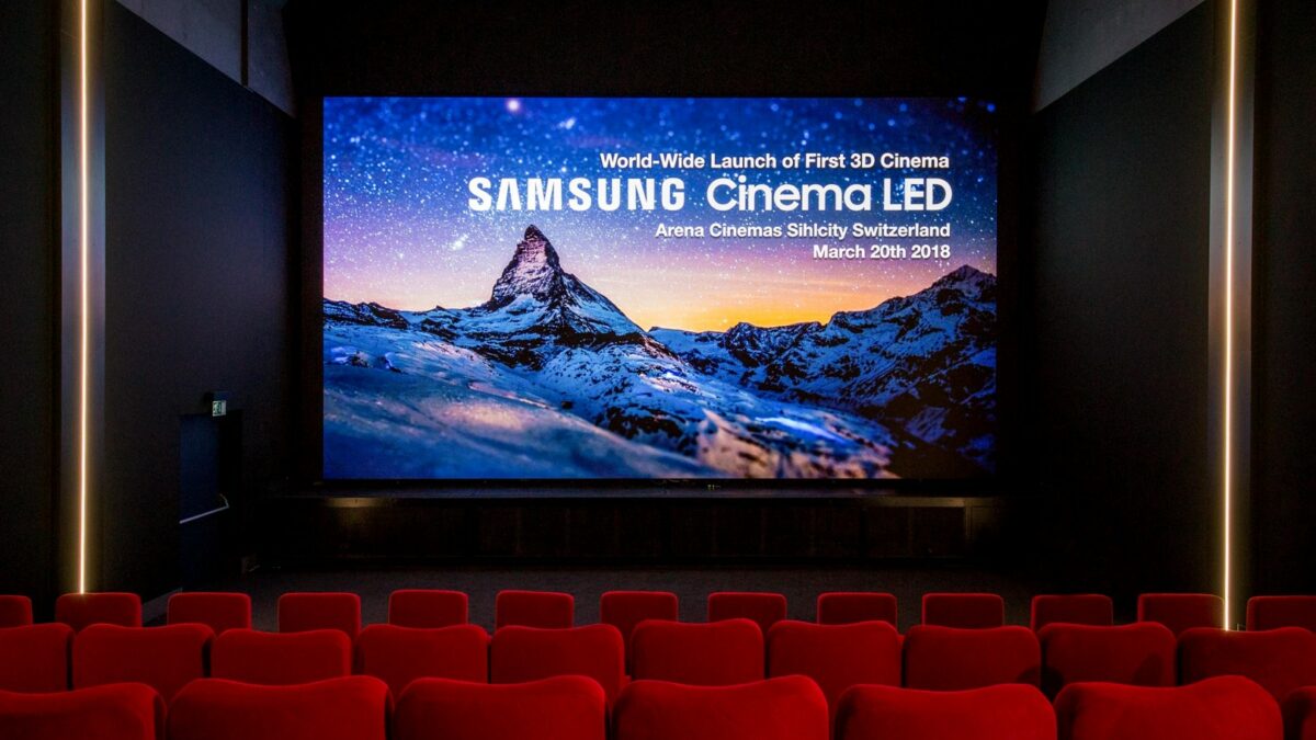 Samsung installs world’s first 3D Cinema LED Screen in Switzerland ...
