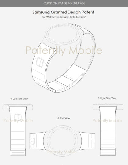 Samsung granted new patents for a portable speaker and a smartwatch ...