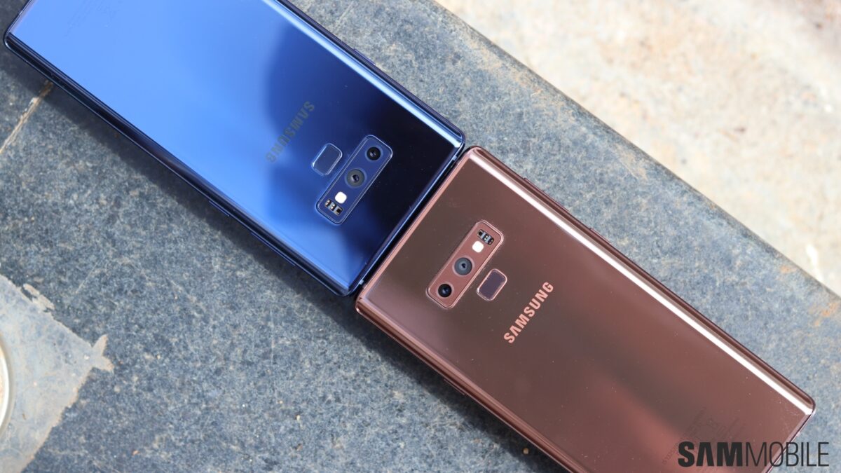 Samsung Galaxy Note 9 is getting a new update in the US - SamMobile