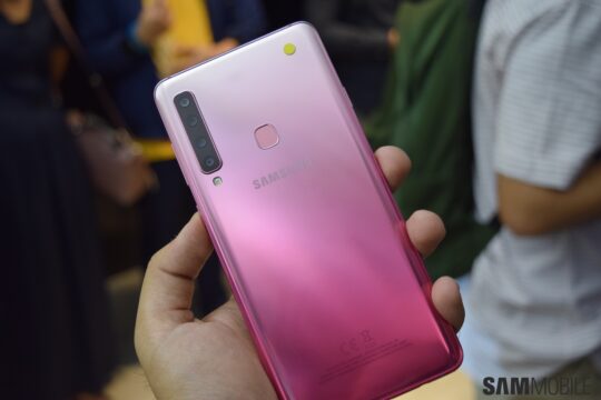 Samsung Galaxy A9 hands on: The world's first quad-camera smartphone ...