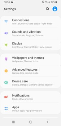 Here are some Galaxy S9 Android Pie screenshots, One UI included ...