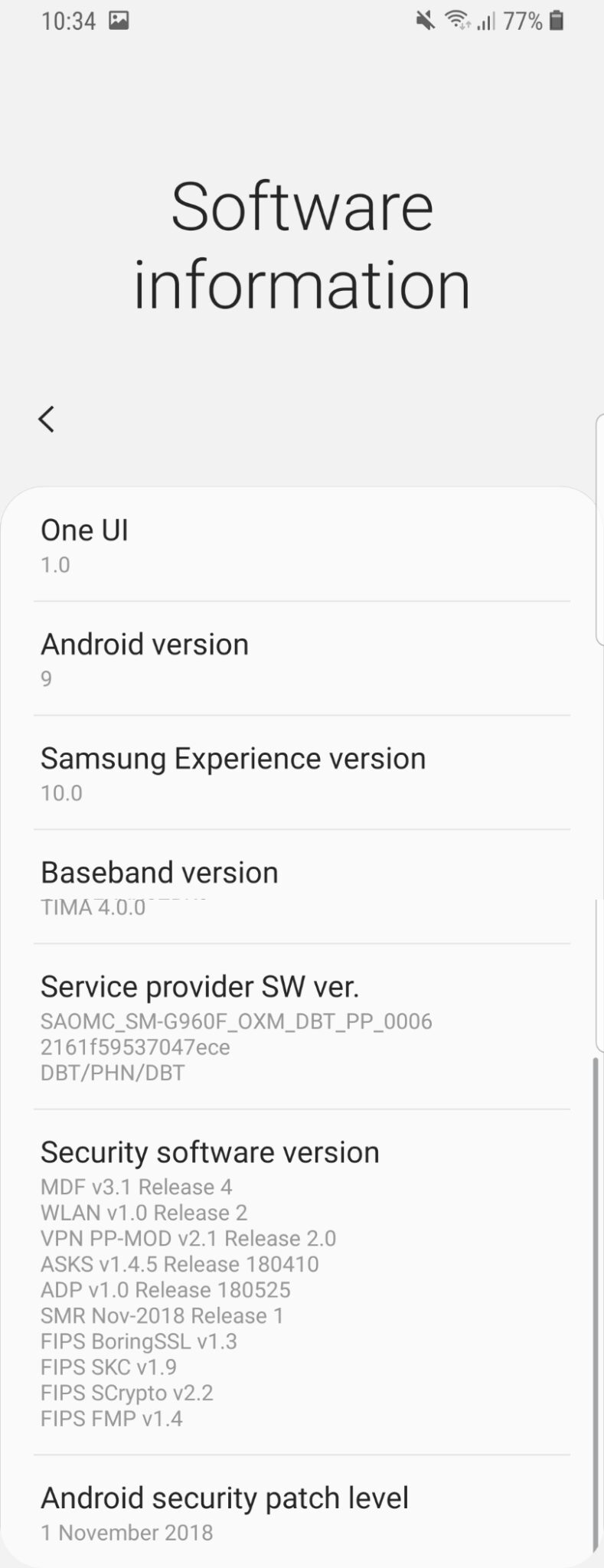 Here are some Galaxy S9 Android Pie screenshots, One UI included ...