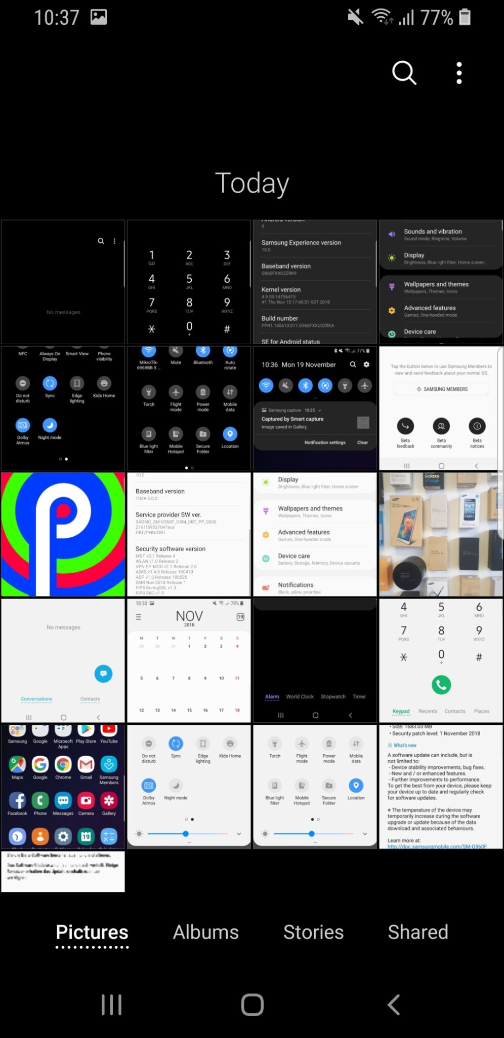 Here are some Galaxy S9 Android Pie screenshots, One UI included ...