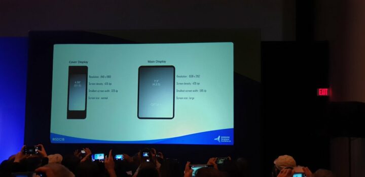 Samsung foldable phone screen resolution revealed at SDC - SamMobile