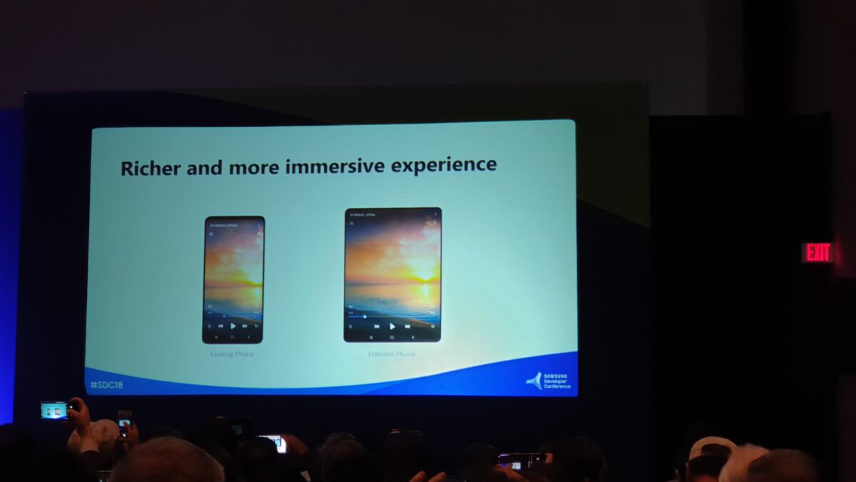 Samsung foldable phone screen resolution revealed at SDC - SamMobile