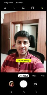 One UI (Android Pie) feature focus: Selfie focus is now called Live ...