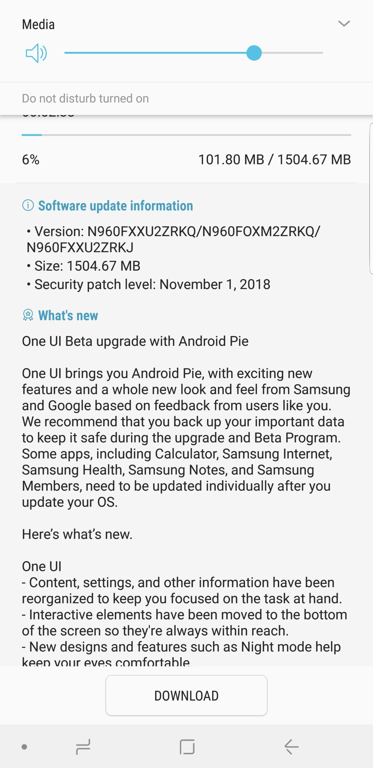 Galaxy Note 9 One UI (Pie) beta has been released - SamMobile