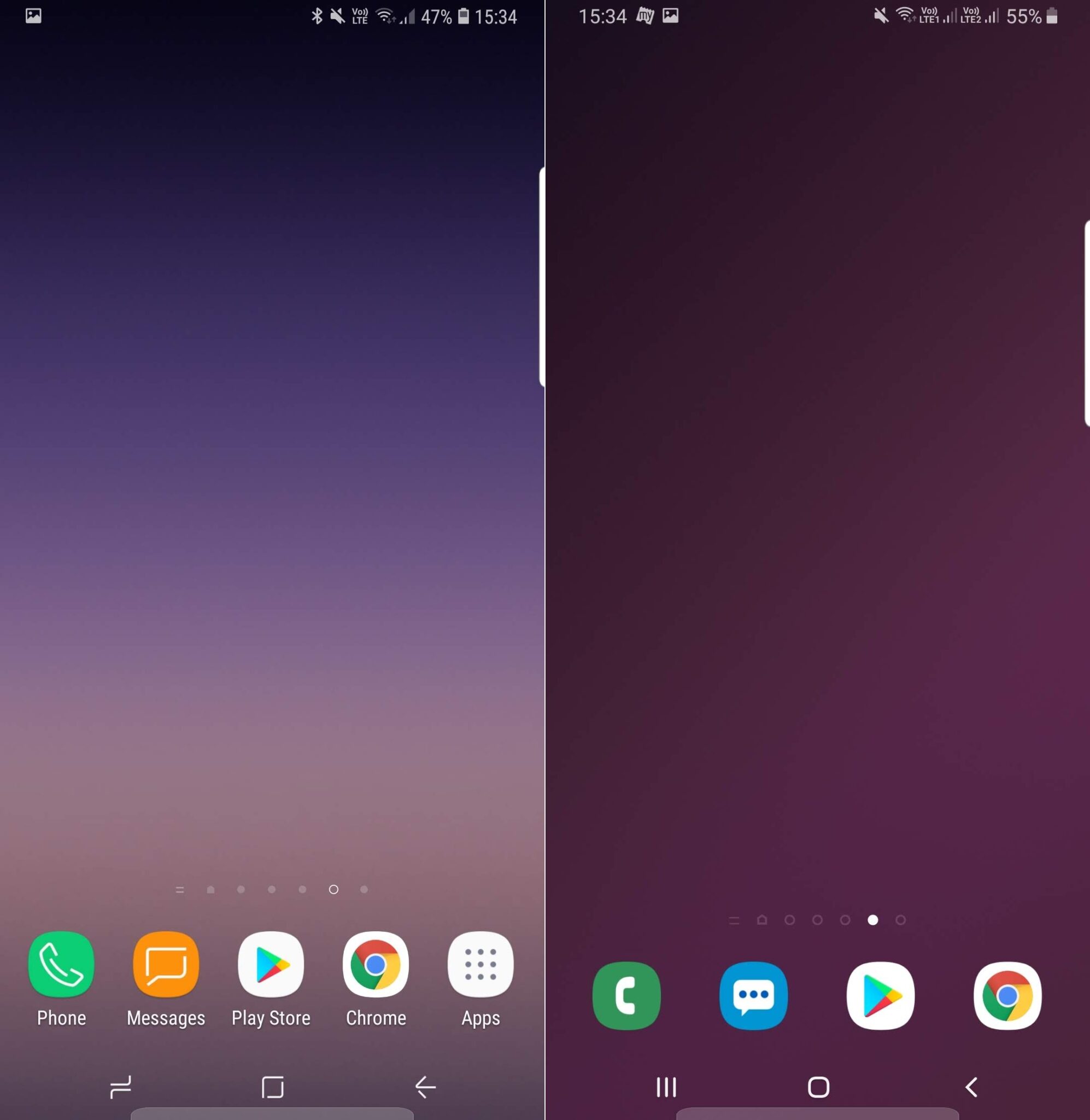 Samsung Experience (Oreo) vs One UI (Android Pie) in screenshots ...