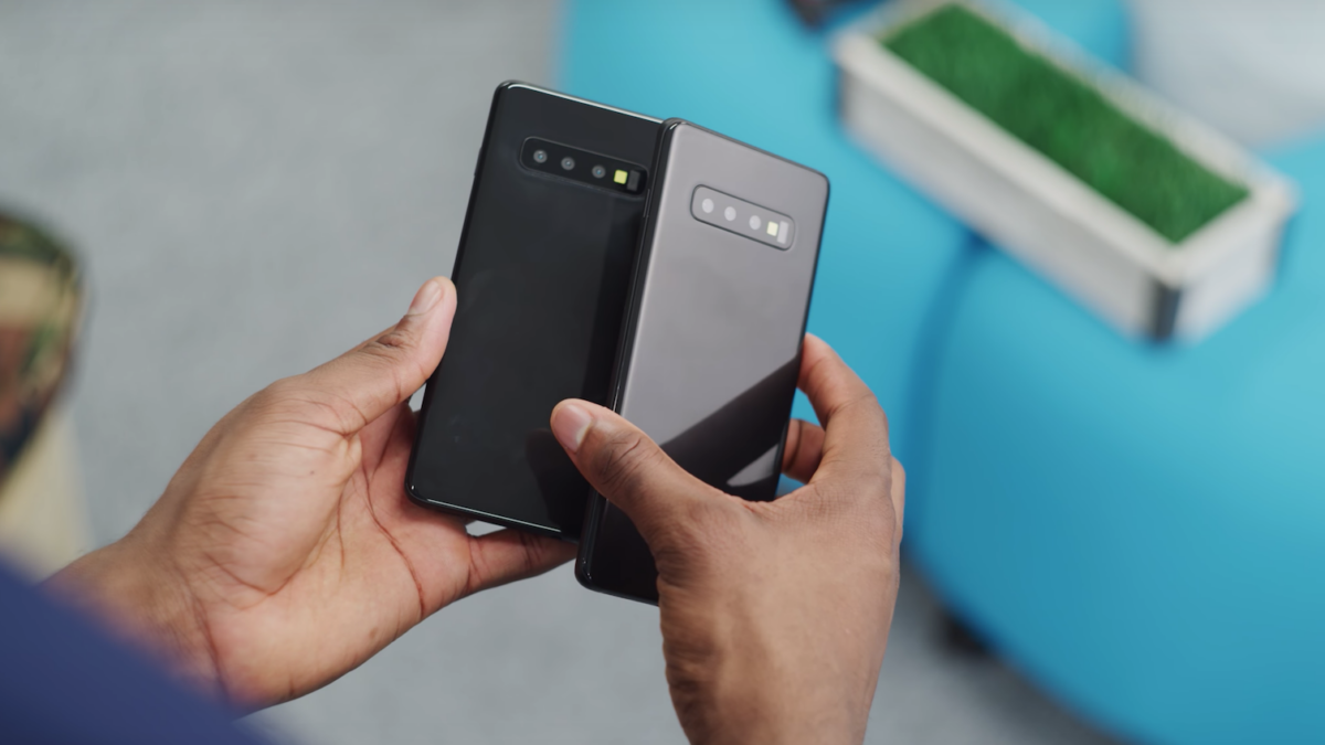 Galaxy S10 and Galaxy S10+ models reveal boxy design in new video ...