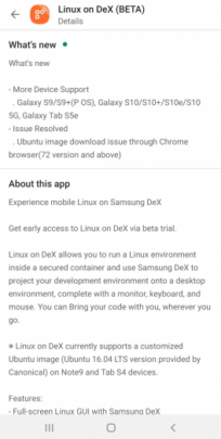 Linux on DeX app updated with support for more Galaxy devices - SamMobile