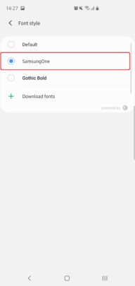 How to enable the Samsung One font on the Galaxy S10 - SamMobile