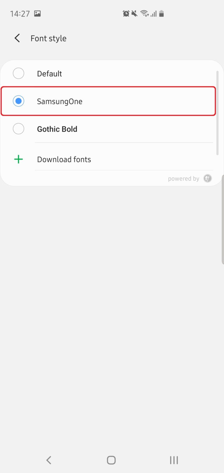 How to enable the Samsung One font on the Galaxy S10 - SamMobile