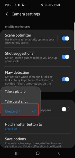 How to record GIFs using the camera on the Galaxy S10 - SamMobile