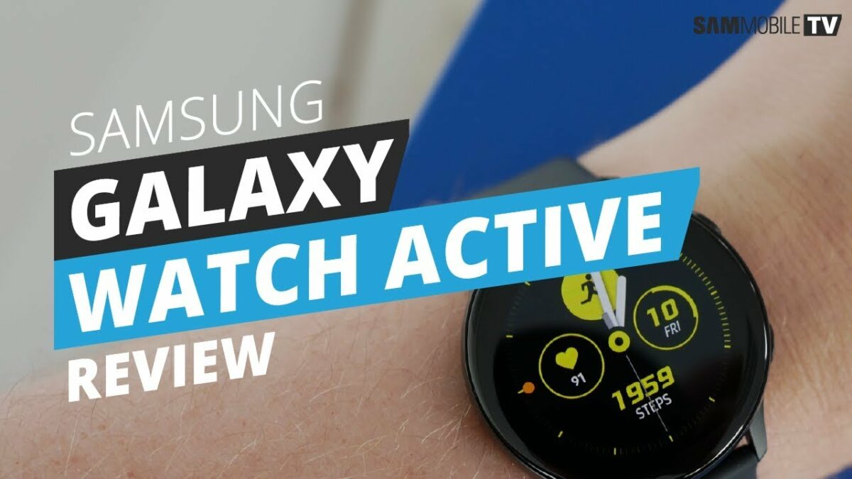 Our video review of the Galaxy Watch Active is now live! - SamMobile