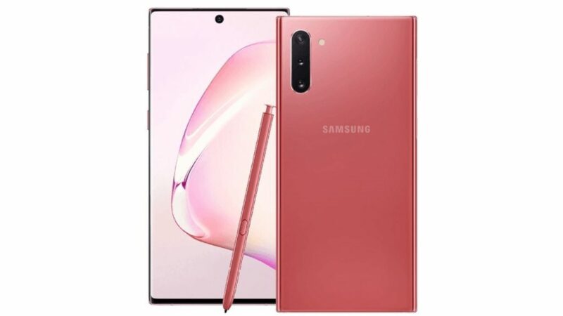 Pink Galaxy Note 10 with matching S Pen breaks cover - SamMobile