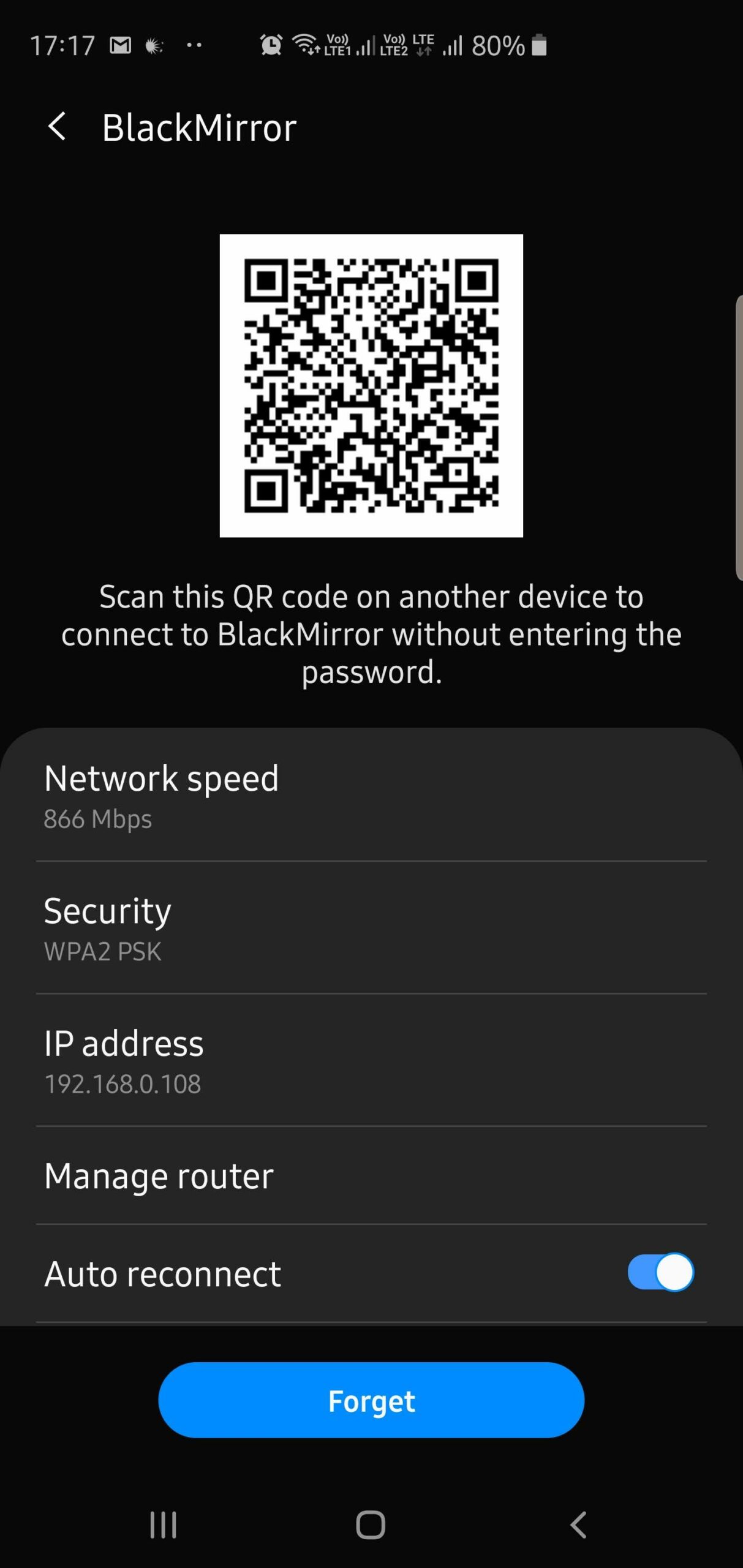 How to share Wi-Fi networks using QR code on One UI (Android Pie ...