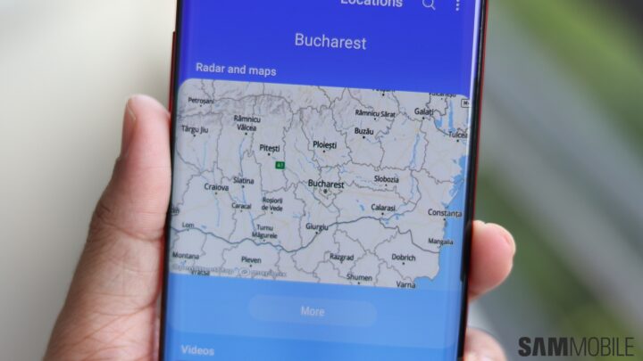 Samsung's Weather widget gets radar maps, weather alerts and more ...
