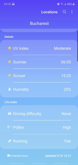 Samsung's Weather widget gets radar maps, weather alerts and more ...