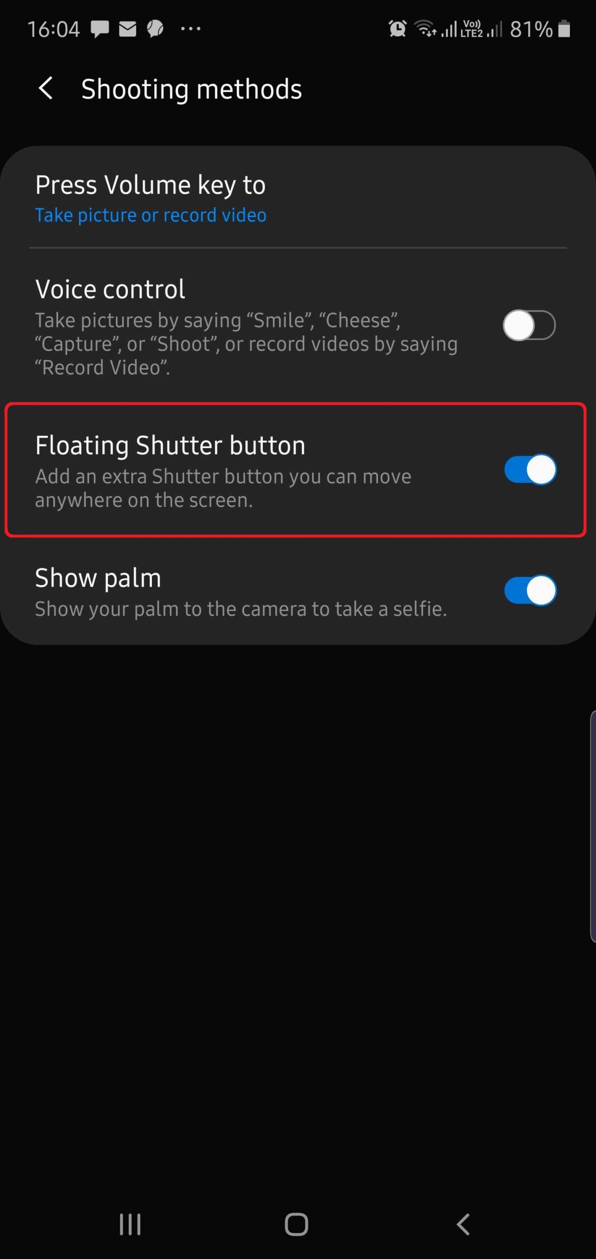 How to add a floating shutter button to the Galaxy Note 10 Camera app ...