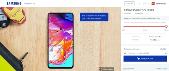 You can now rent select Samsung smartphones in India - SamMobile