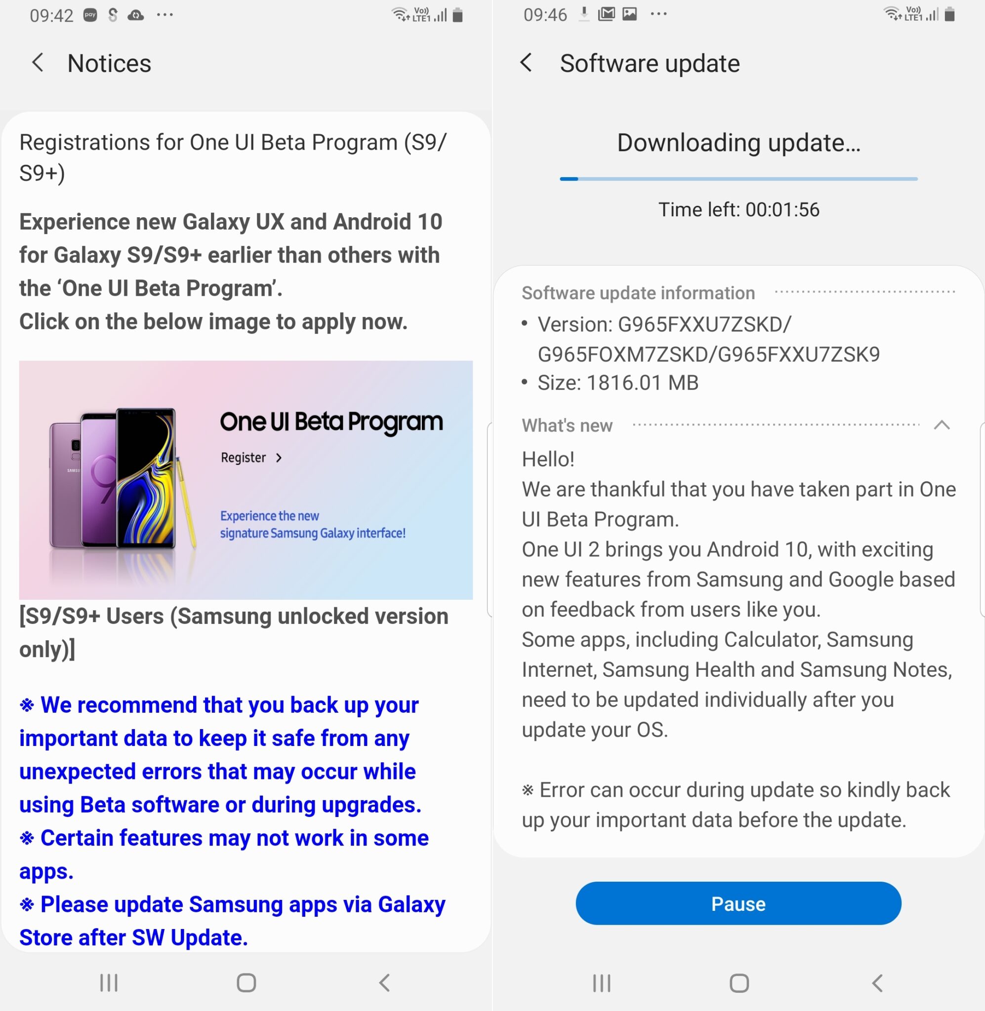 Breaking: Galaxy S9 Android 10 beta program starts in India, South Korea - SamMobile