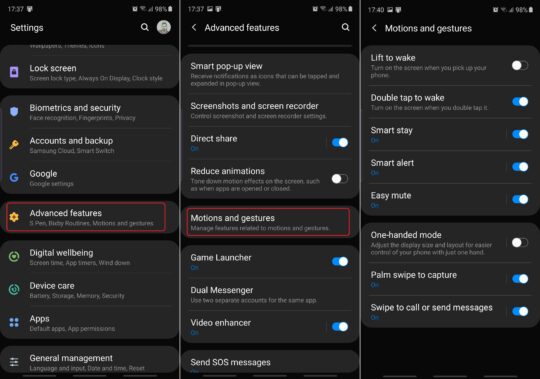 A quick look at One-handed mode & Swipe gestures on Samsung's One UI ...