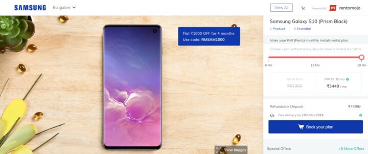 You can now rent select Samsung smartphones in India - SamMobile