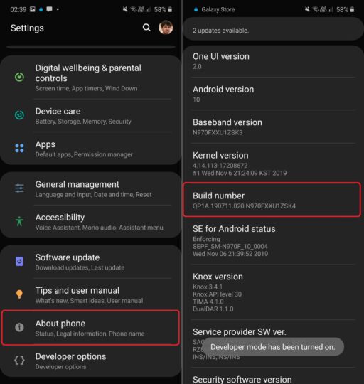 How To Force Dark Mode In All Apps On Android 10 On A Galaxy S10 Note