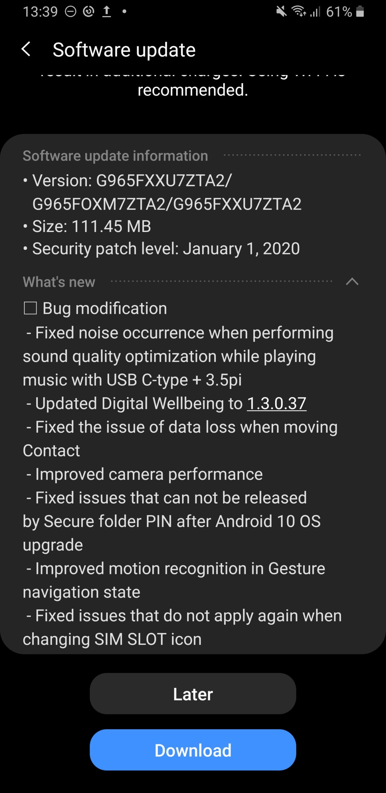 New Samsung Galaxy S9 Android 10 beta update released - SamMobile