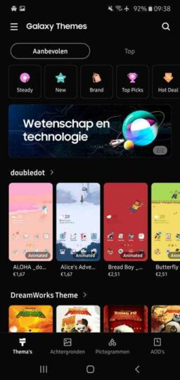 Galaxy Themes picks up Dark Mode in latest update - SamMobile