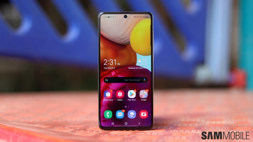 Samsung Galaxy A71 5G gets Android 13 update - SamMobile