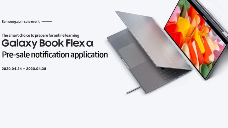 Galaxy Book Flex alpha is around the corner as pre-sales go live in ...